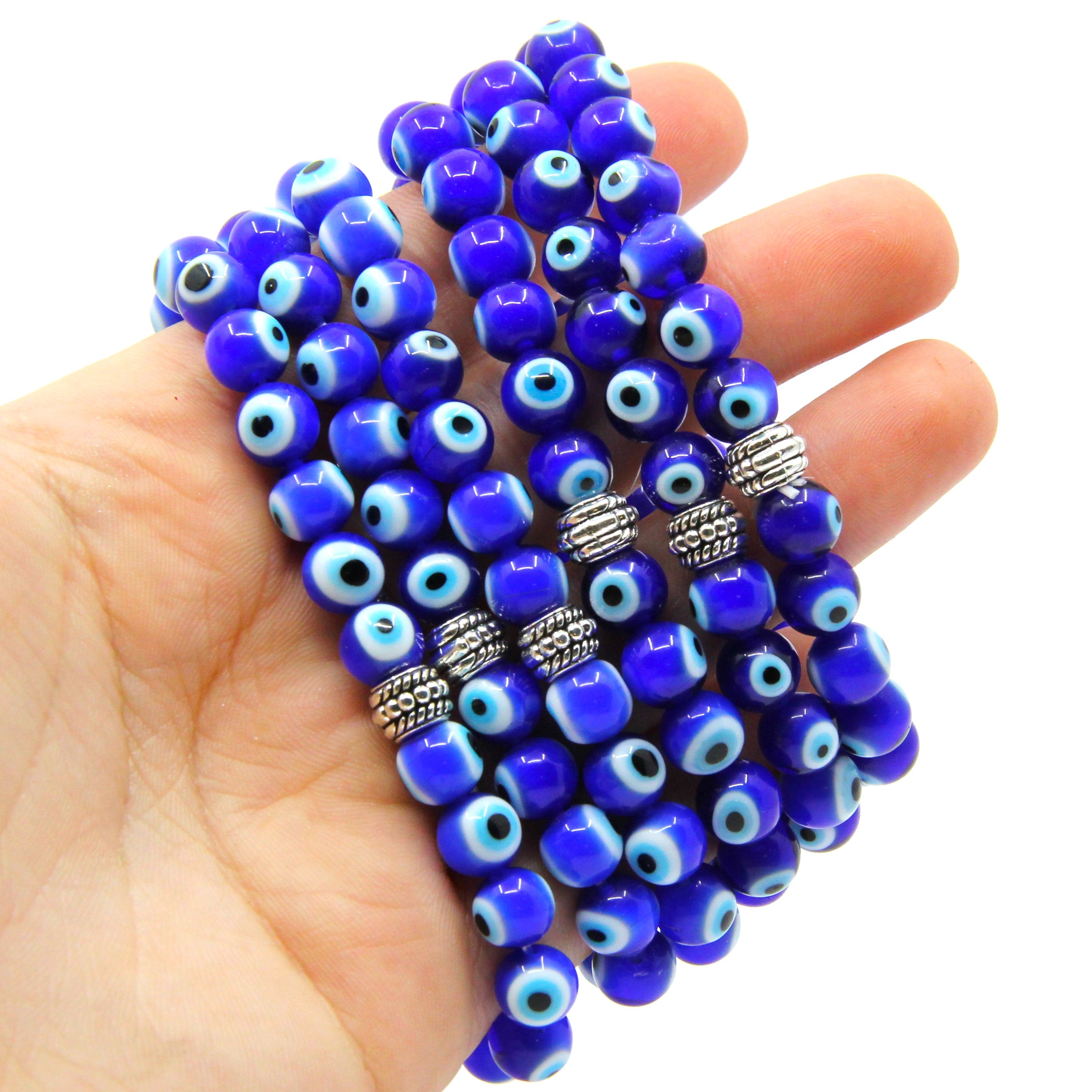 Evil Eye Beaded Bracelet – Asheville Gem Mine